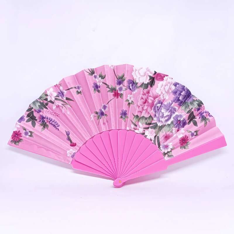 Jual Kipas Plastik Warna Motif Bunga Kipas Satin Kipas Tari Kipas ...