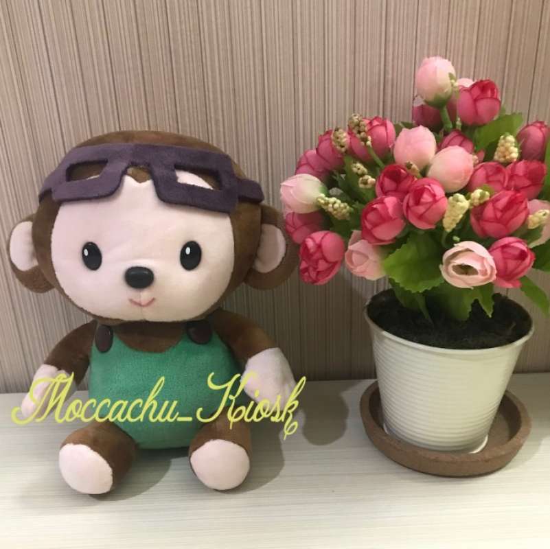 Jual Boneka Monyet Lucu Miniso Life / Cute Monkey Doll Miniso Life ...
