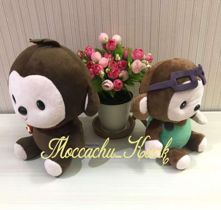 Jual Boneka Monyet Lucu Miniso Life / Cute Monkey Doll Miniso Life ...