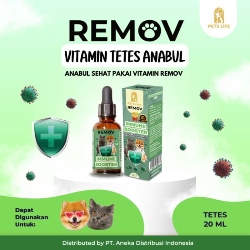 Jual Remov Vitamin Anjing Kucing Tetes Multivitamin Immune Booster 20 ... Jual Remov Vitamin Anjing Kucing Tetes Multivitamin Immune Booster 20 ...