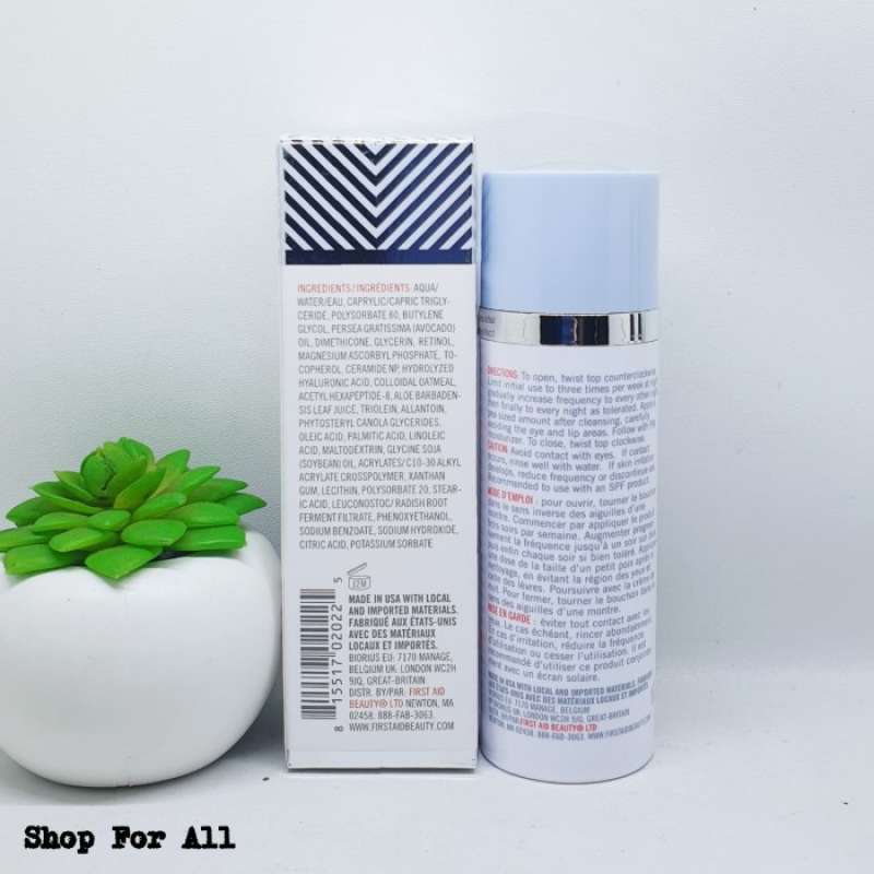 Promo First Aid Beauty Fab Skin Lab Retinol Serum 0.25% Pure ...