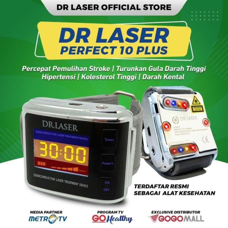 Promo Dr Laser Perfect 10 Plus Official Gogomall Alat Terapi Hipertensi Diskon 33% Di Seller ...