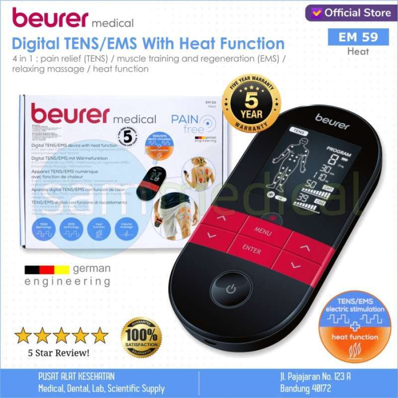 Promo Beurer Digital Tens/ems With Heat Function Untuk Terapi Nyeri Em ...