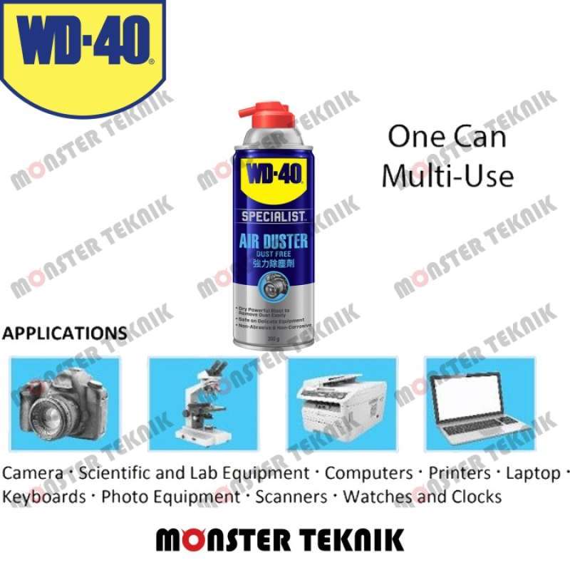 Promo Air Duster Wd-40 Specialist Pembersih Wd 40 Dust Free 200g 70psi ...