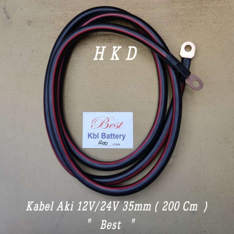 Promo Kabel Battery Aki / Accu Mobil 35 Mm - 24v - 200 Cm Best Diskon ...