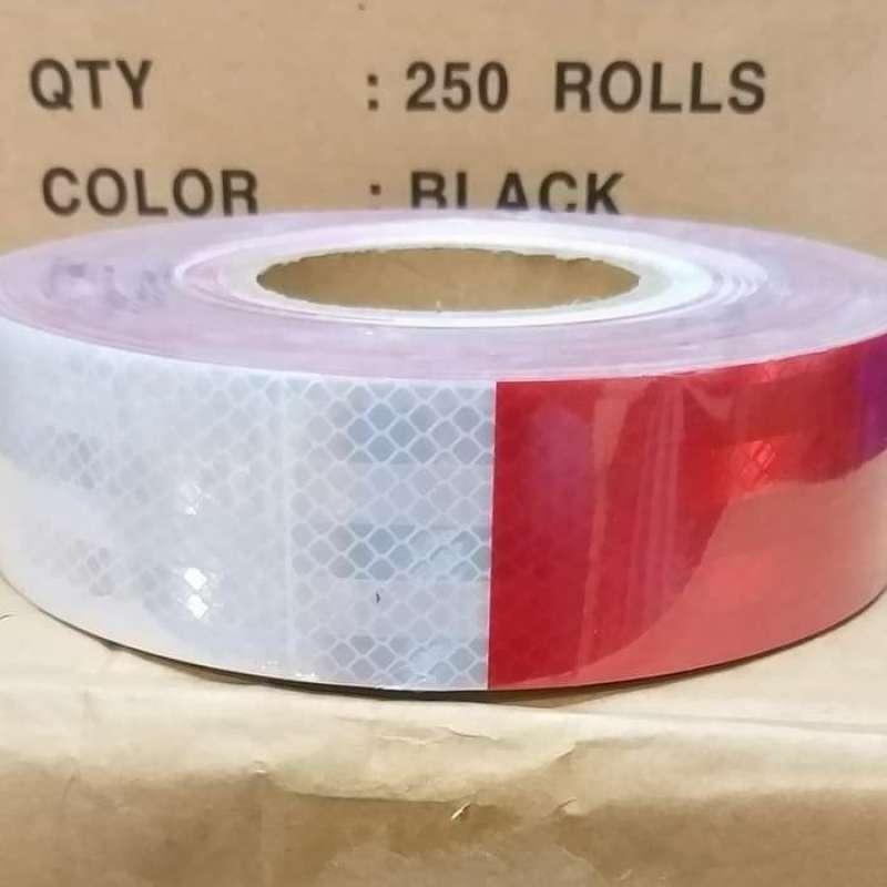 Promo Sticker Stiker Rambu Nyala Merah Putih Not 3m Egp Hip 5 Cm X 45 ...