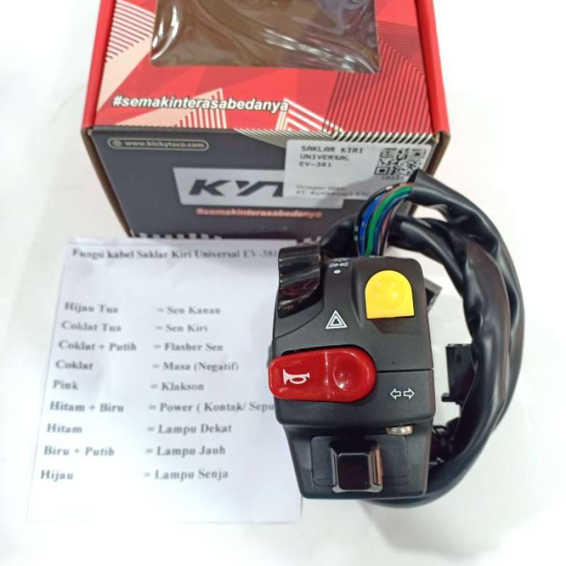 Promo Saklar Kiri Ktc Kytaco Ev 381 Universal/ Saklar Lampu Matic Ktc Kytaco Diskon 23% Di ...