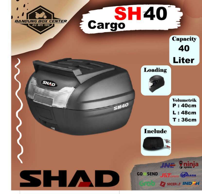 Promo Box Motor Box Touring Box Shad Sh40 Cargo Box Motor Shad Sh 40 ...
