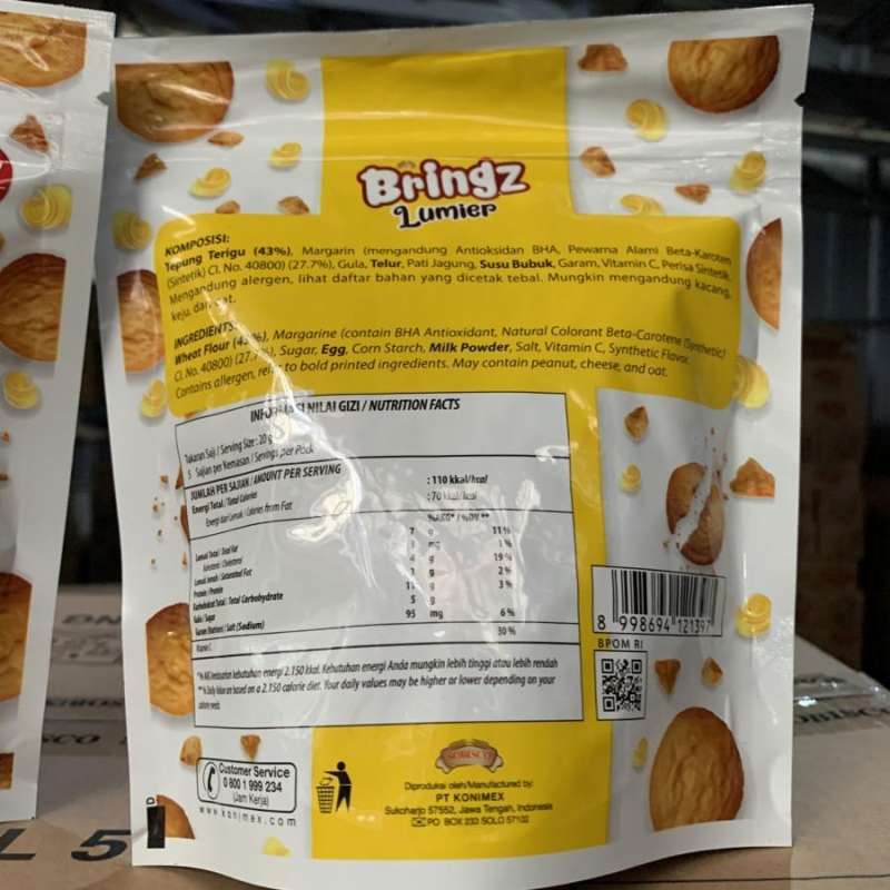 Jual Bringz Lumier Butter Cookies Kemasan Pouch. Di Seller Iskandarbfp ...