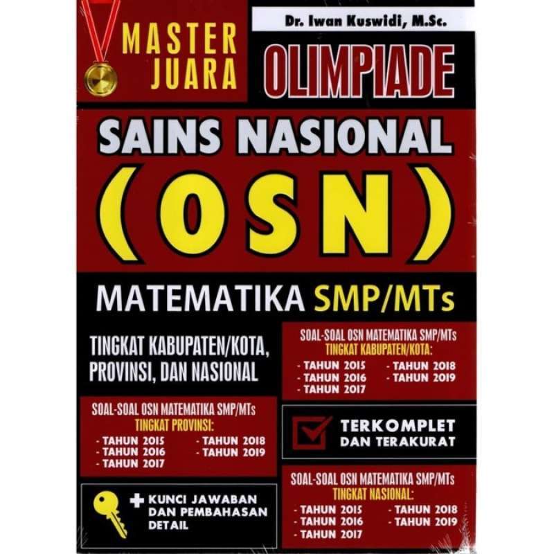 Promo Master Juara Olimpiade Sains Nasional (osn) Matematika Smp Diskon 27% Di Seller Huka Shop ...