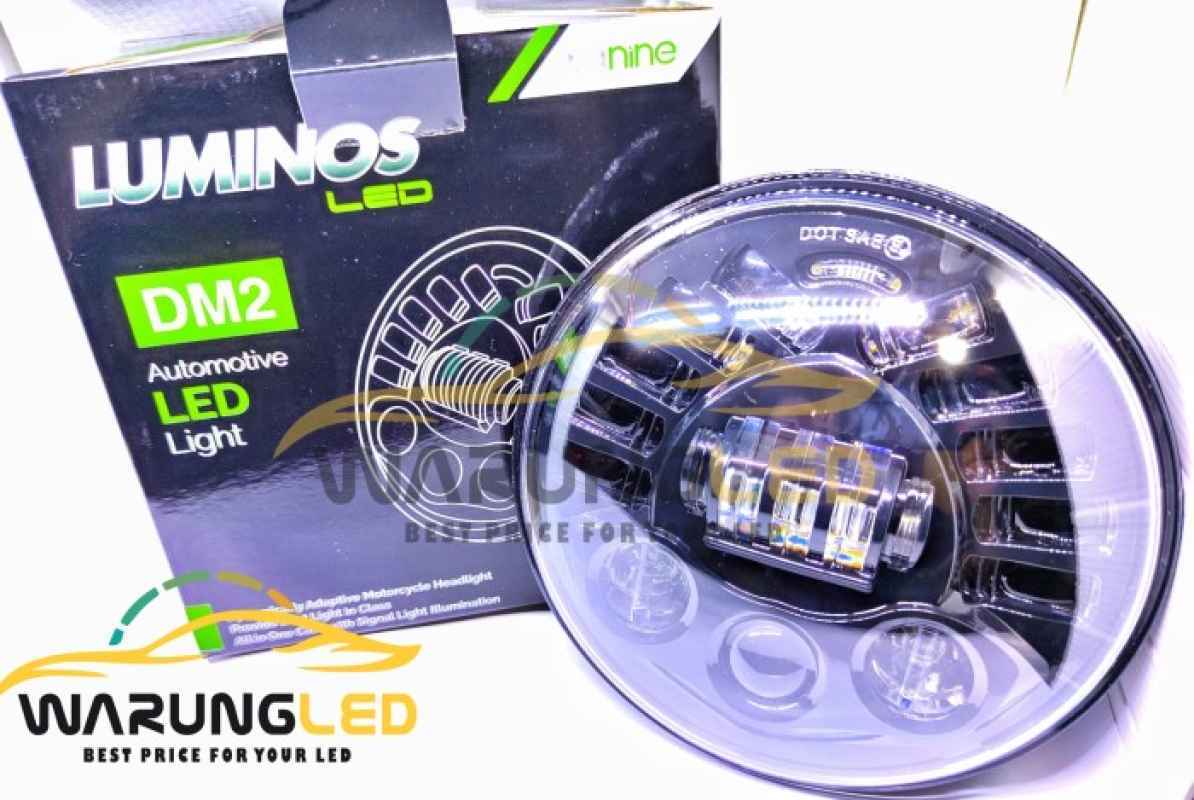 Promo Lampu Led Depan Motor 9nine Luminos Daymaker Custom Harley 7 Inch ...