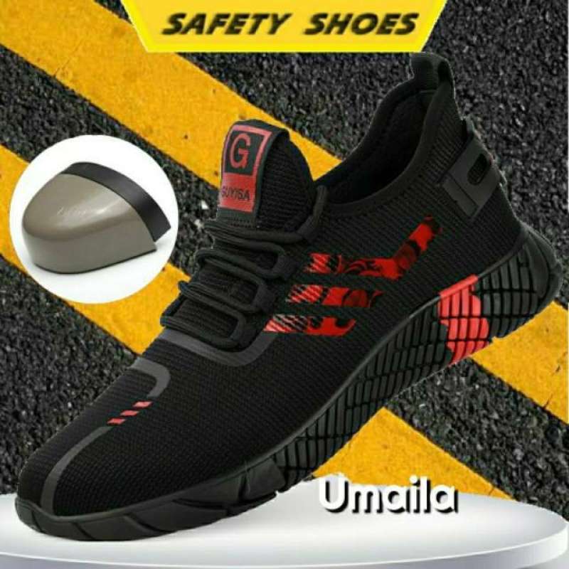 Promo Sepatu Safety Shoes Model Sport (top02) Ringan (ujung Besi ...