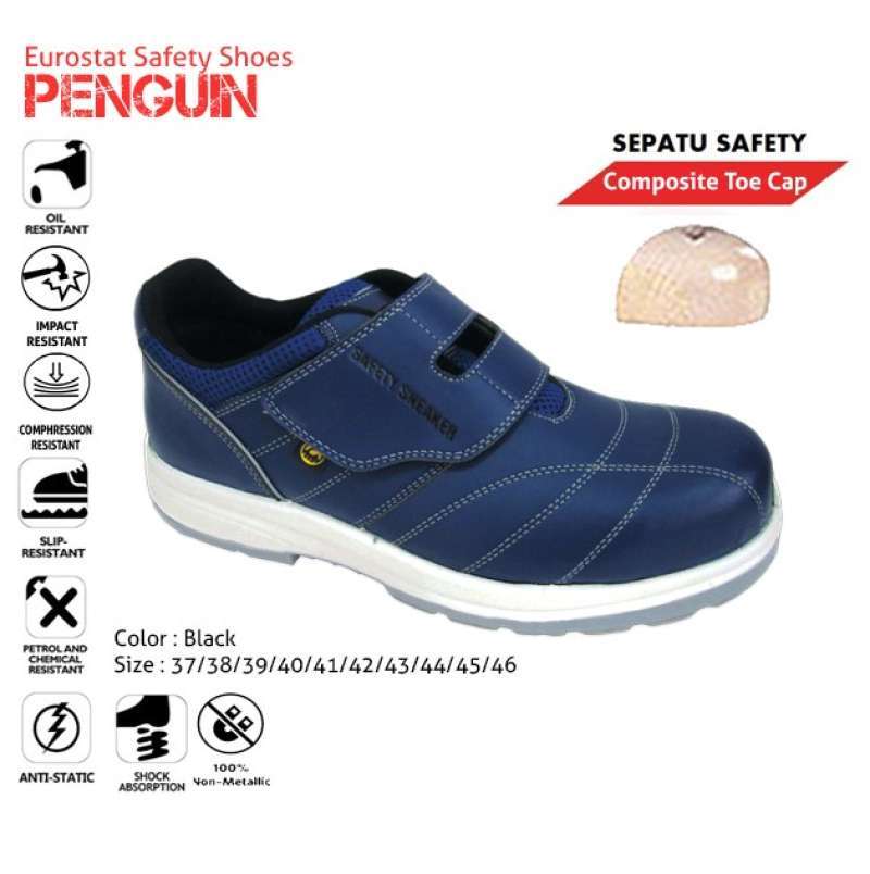 Promo Sepatu Sneaker Safety Shoes Eurostat Penguin Anti Esd Hs354c - 46 ...