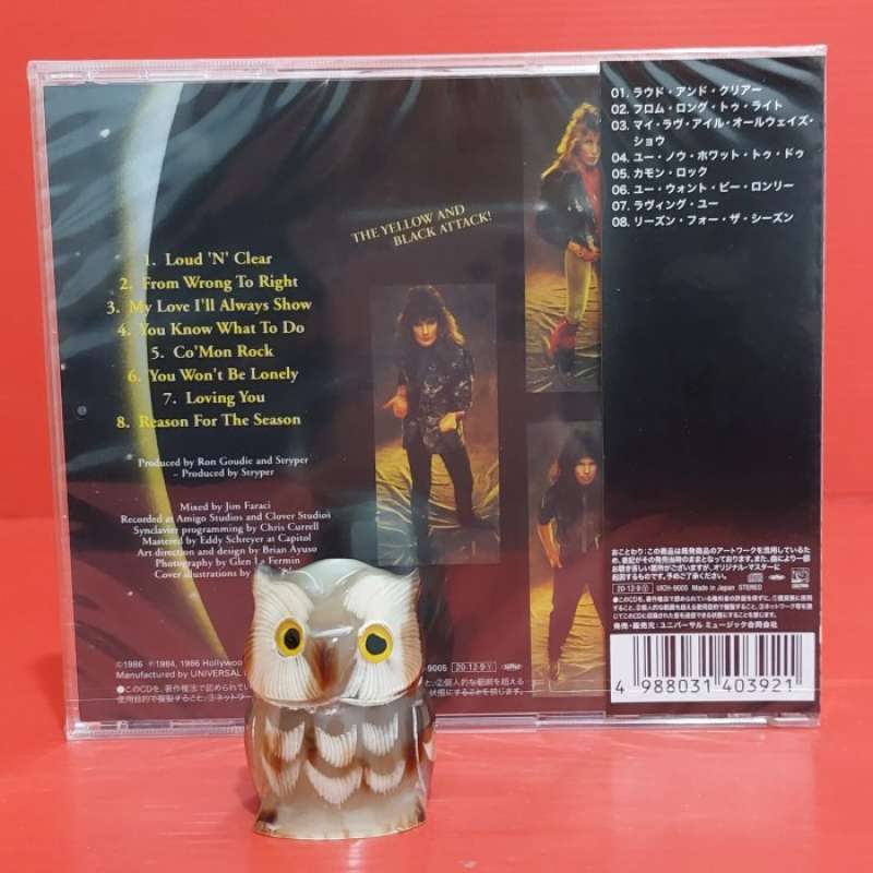 Promo Cd Stryper - The Yellow And Black Attack Japan Obi Limited ...