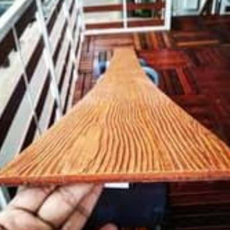 Jual Partisi Teras /penyekat Grc Motif Serat Kayu Di Seller Rumix ...