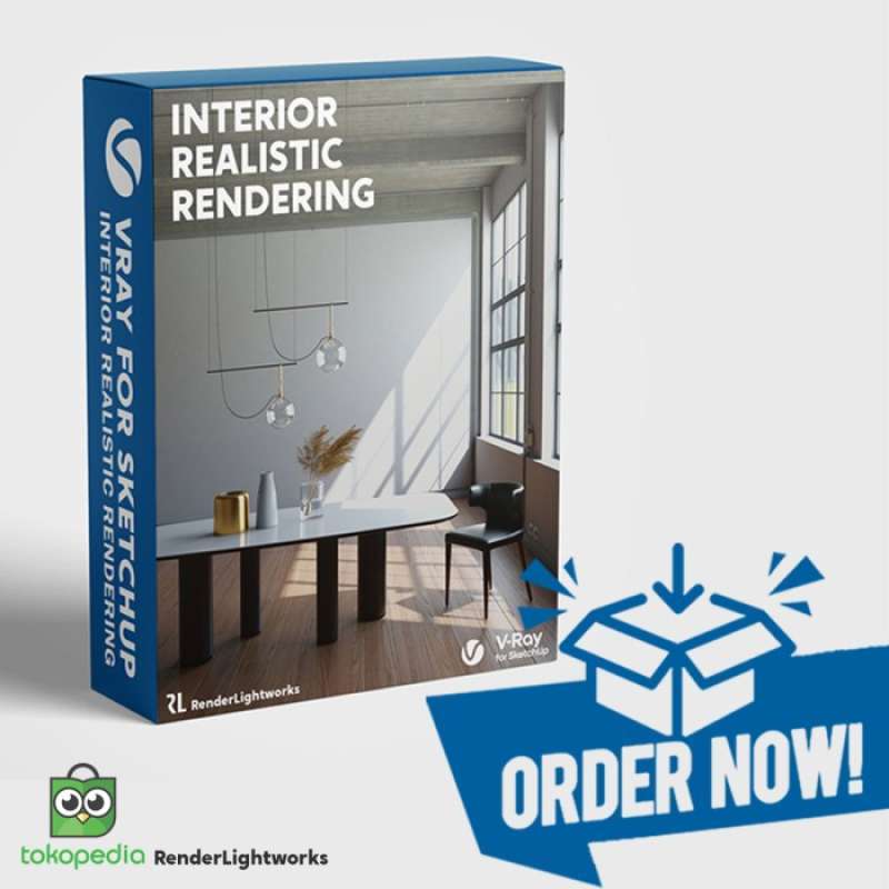Jual 3d Interior Scene Render Realistik Vray Sketchup Setting Di Seller ...