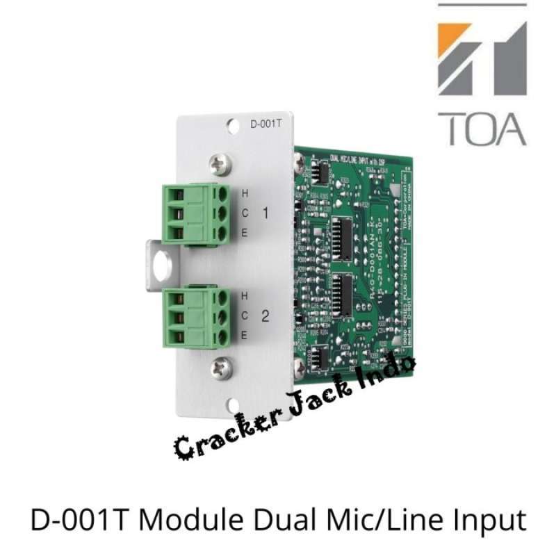 Promo Modul Toa D-001t Dual Mic/line Input Diskon 23% Di Seller ...