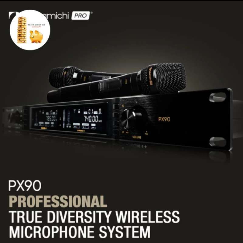 Promo Nakamichi Px90 Px90 Fesional True Diversity Wireless Diskon 23% ...
