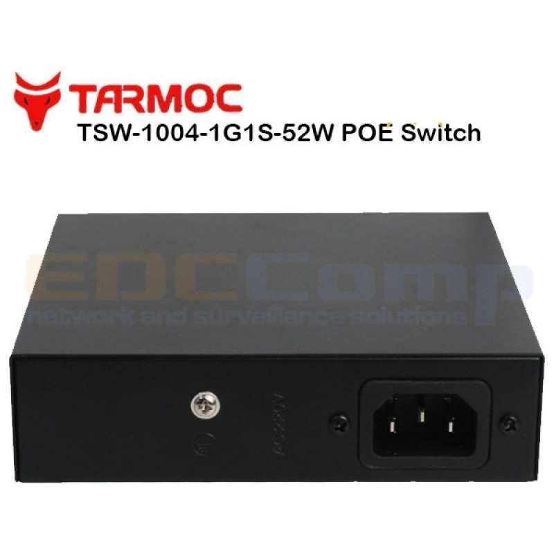 Promo Tarmoc Tsw-1004-1g-1s-52w 4 Port Gigabit Poe 802.3af/at Switch 52 ...