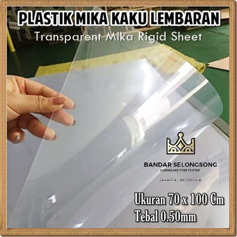 Promo Plastik Mika Bening Transparan Lembar Pvc Rigid Sheet 70x100cm 0.50mm Diskon 23% Di Seller ...