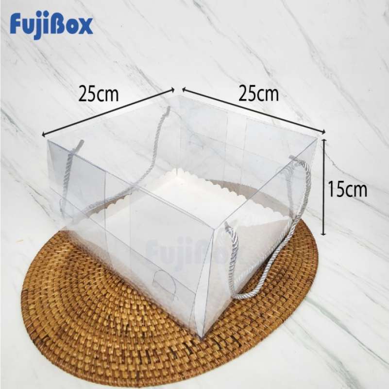 Promo Mika Box Kotak Tali Transparan Fuji Box 25 X 25 X 15 (10 Pcs ...