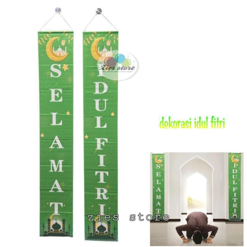 Promo Dekorasi Banner Selamat Idul Fitri / Hiasan Lebaran Spanduk Hijau ... Promo Dekorasi Banner Selamat Idul Fitri / Hiasan Lebaran Spanduk Hijau ...