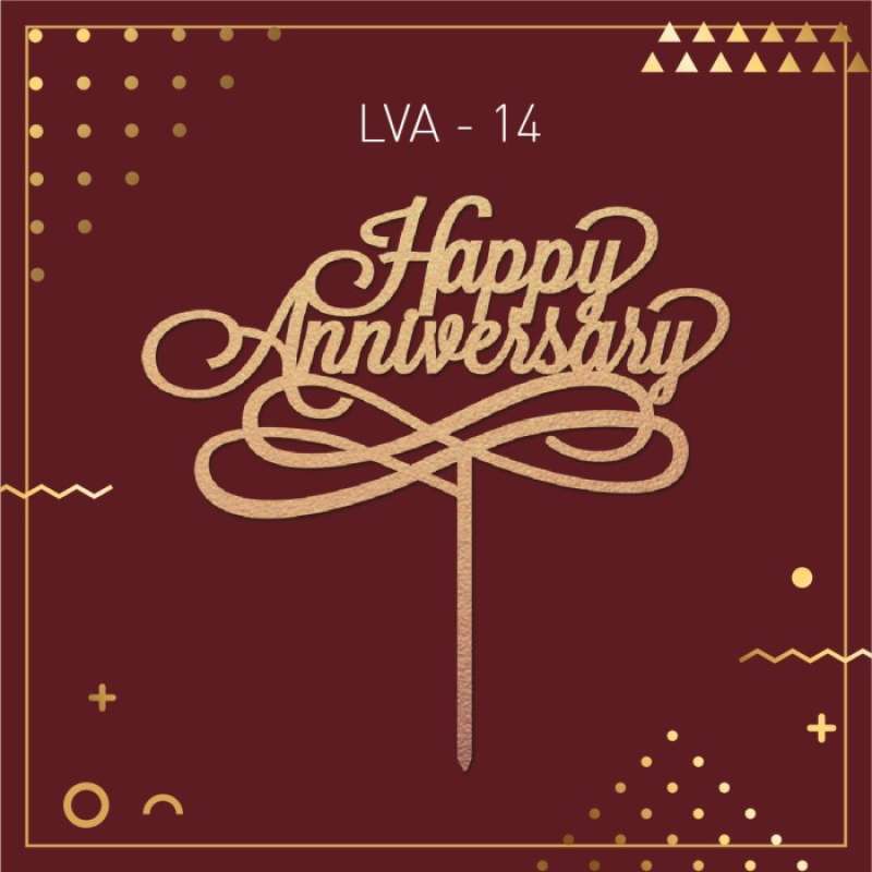 Promo Lva 14 / Topper / Hiasan Kue / Caketopper / Bunting Flag / Cake ...