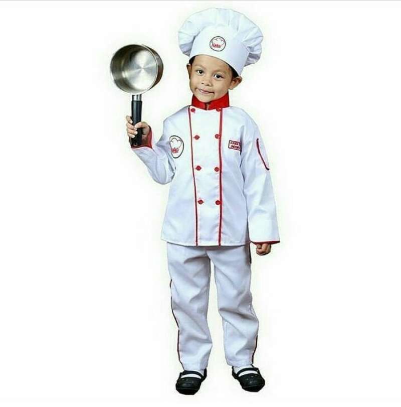 Promo Baju / Kostum / Stellan / Seragam Profesi Koki / Chef Size 1 - 4 ...