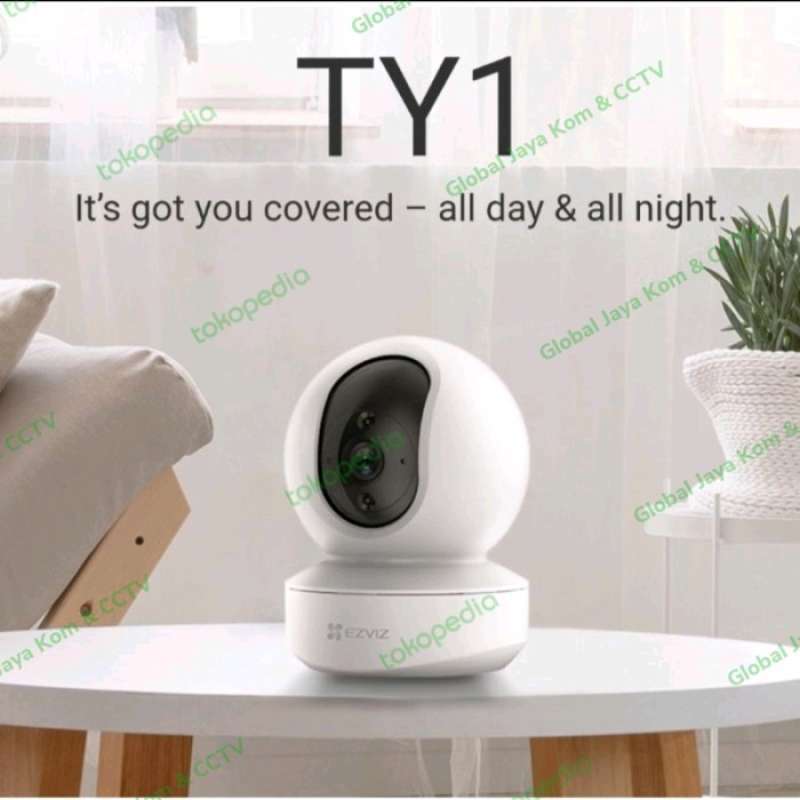 Jual Ezviz Ty1 Wifi Camera Smart Tracking Ptz 360 2mp Indoor Upgraded ...
