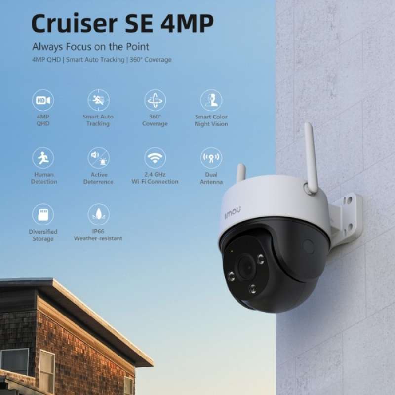 Jual Imou Cruiser Se 4mp 2k Outdoor Smart Ip Cam Cctv Camera - Putih Di ...