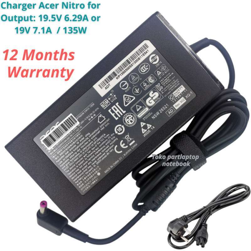Promo 100% Produk Ori Charger Adaptor Laptop Acer Predator Nitro 5 ...