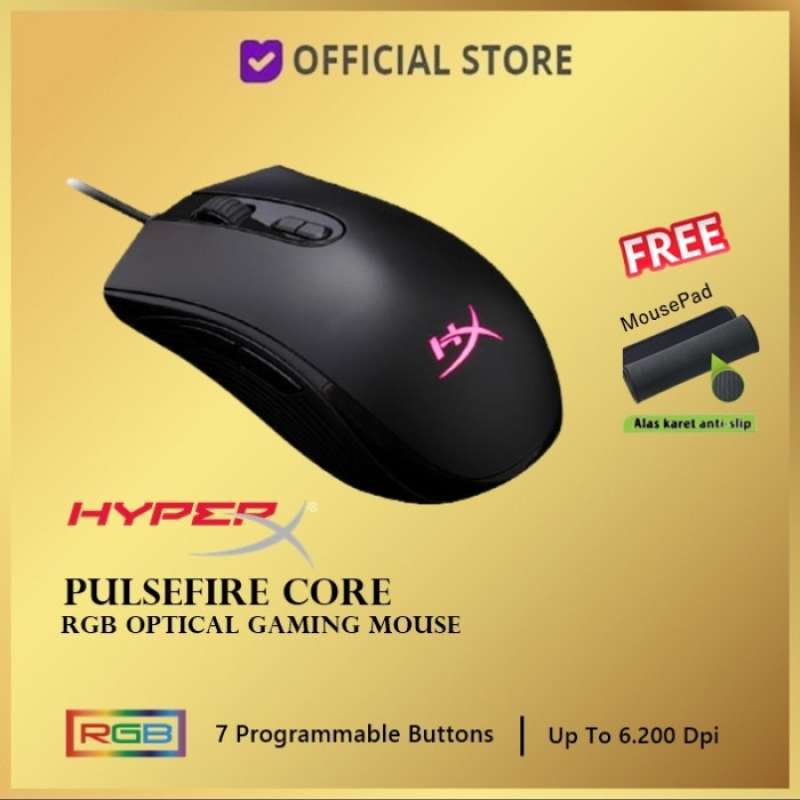 Promo 100% Produk Ori Kingston Hyperx Rgb Gaming Mouse Hx-mc004b ...