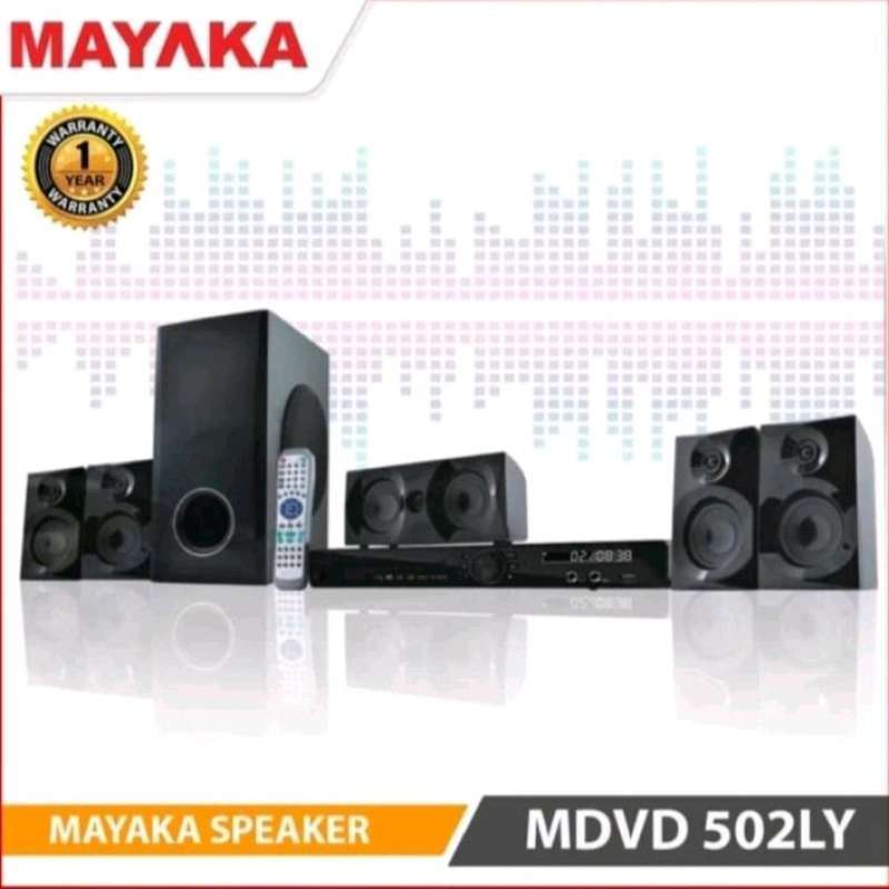 Jual Home Theater Mayaka Mdvd-502ly Subwoofer Dvd Surround Speaker ...