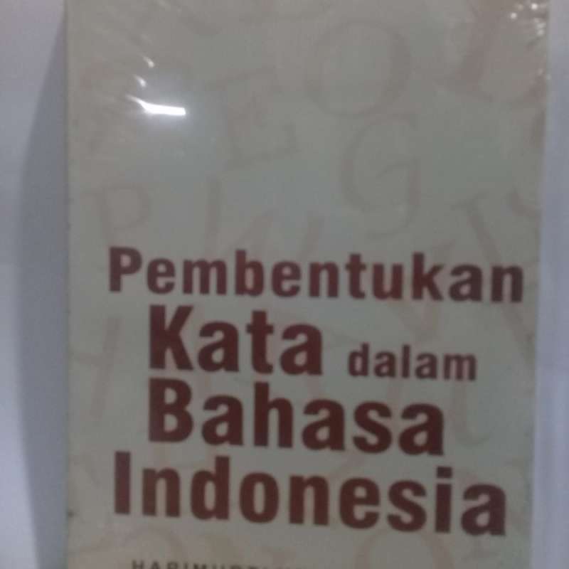 Jual Buku Pembentukan Kata Dalam Bahasa Indonesia Di Seller Hachi ...