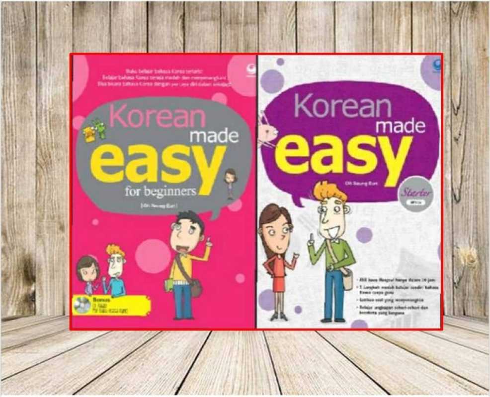 Jual Buku Plus Cd Belajar Bahasa Korea Korean Made Easy Starter Beginner Di Seller Hachi ...