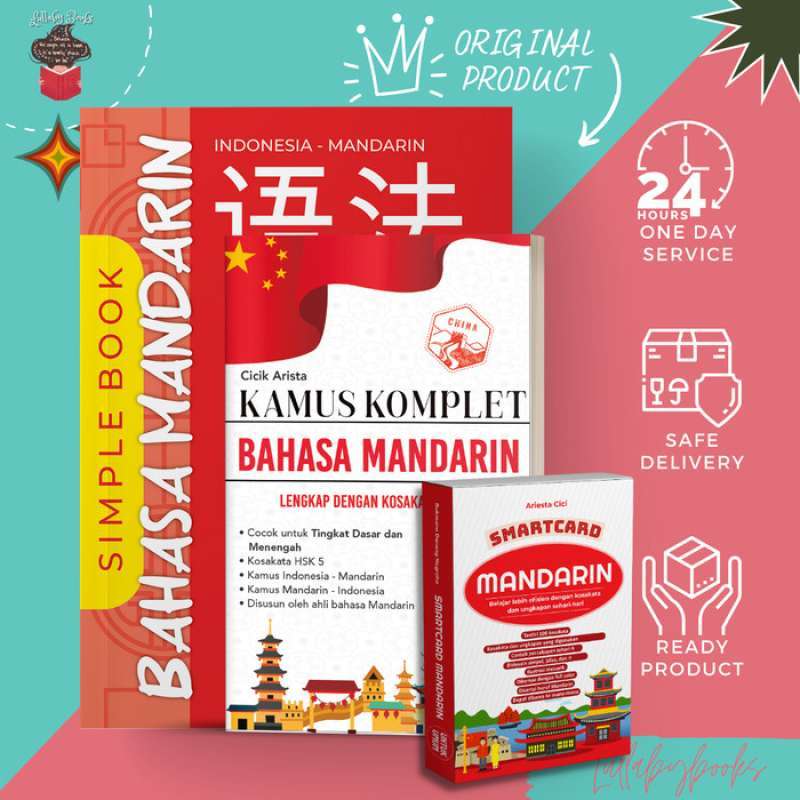 Jual Paket Buku Belajar Bahasa Mandarin Terlengkap Simpelbook Mandarin - Kamus Mandarin Di ...