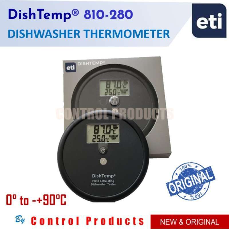 Jual Dishtemp Plate-simulating Dishwasher Thermometer Eti 810-280 Di ...