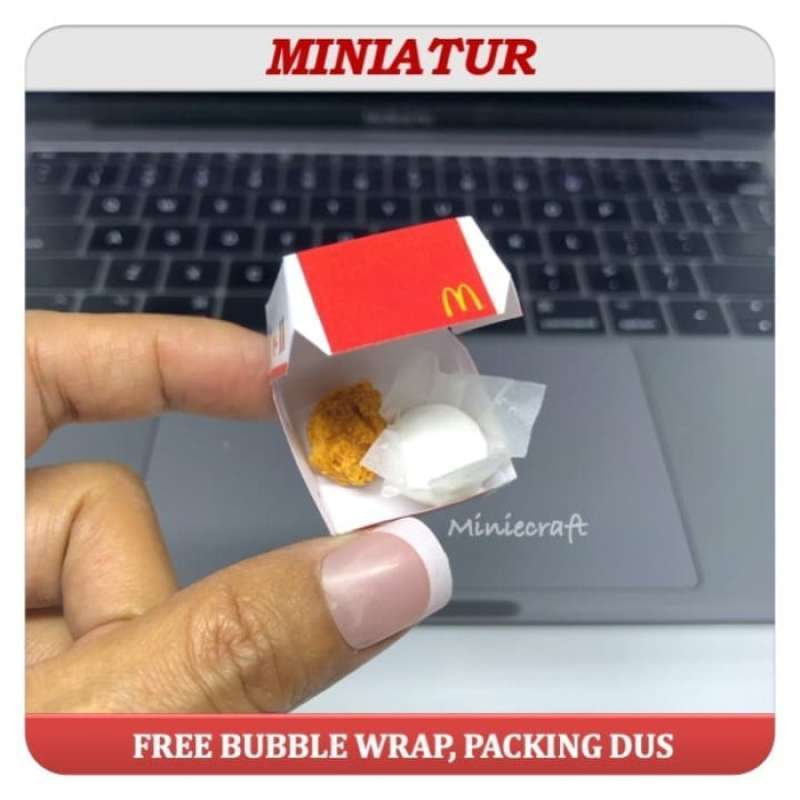 Jual Magnet Tempelan Kulkas Miniatur Box Mcd, Kfc Plus Ayam / Burger Di ...