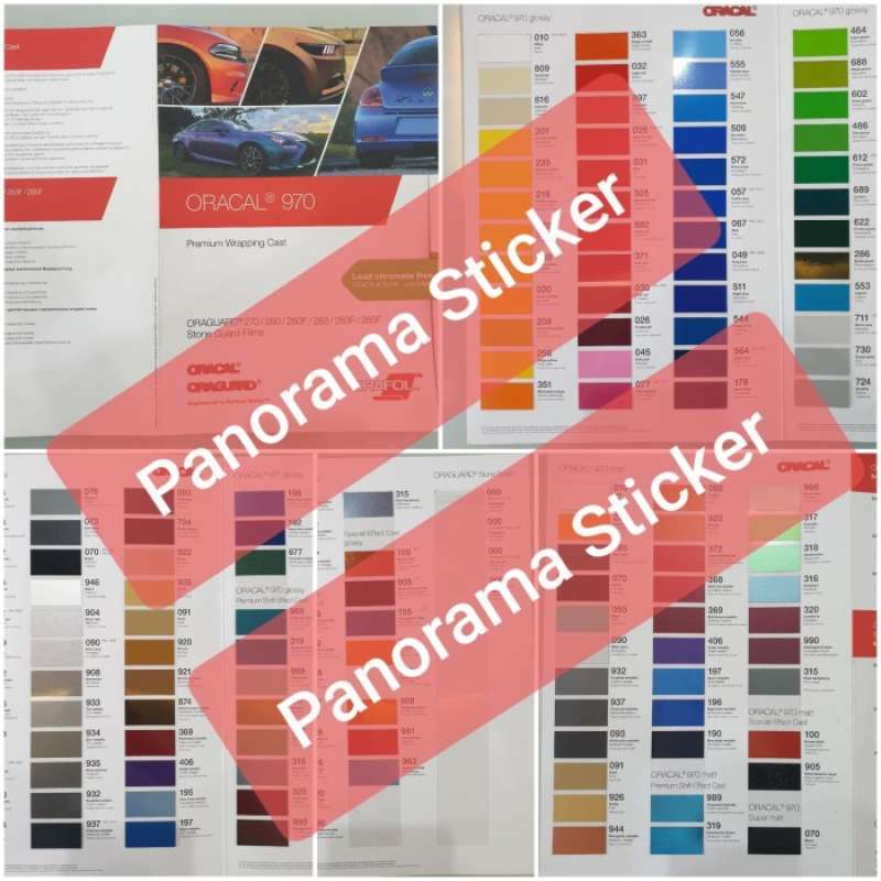 Jual Katalog Sticker Oracal Serie 970 Di Seller Shin Store - Cengkareng ...