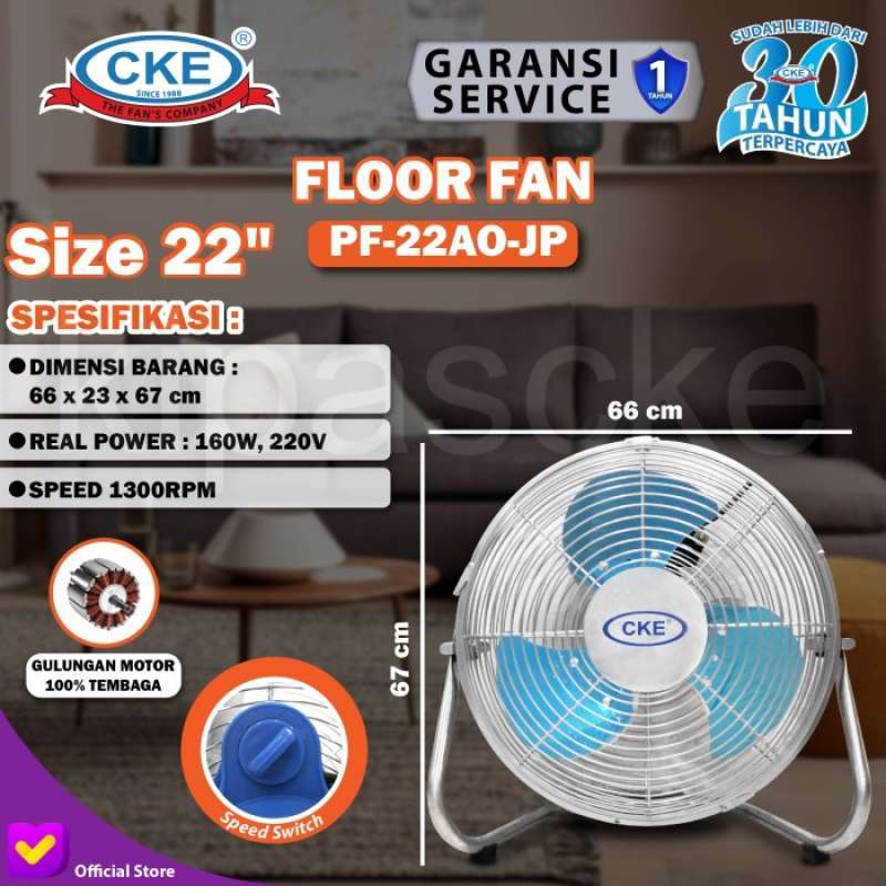 Jual Cke Powerfull Fan 22 Inch Kipas Angin Rumah Di Seller Jete Store ...