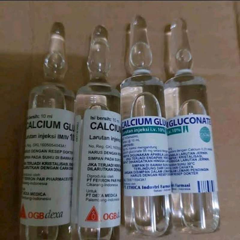 Calcium Gluconate Injeksi Lengkap Harga Terbaru Juni 2024 | Blibli