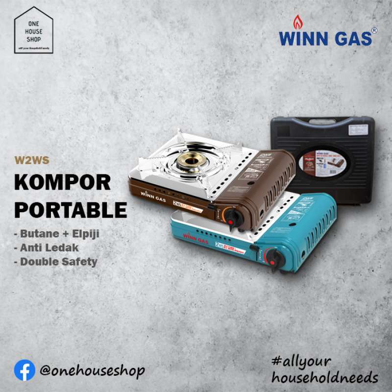 Jual Kompor Portable Anti Ledak 2 In 1 Winn Gas W2ws Double Safety ...