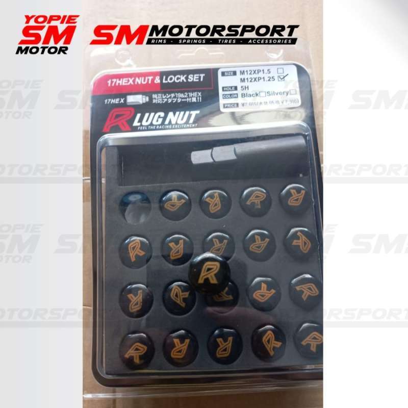 Promo Lugnut Mur Baut Roda Velg Mobil Racing Besi Not Rays Work Enkei ...