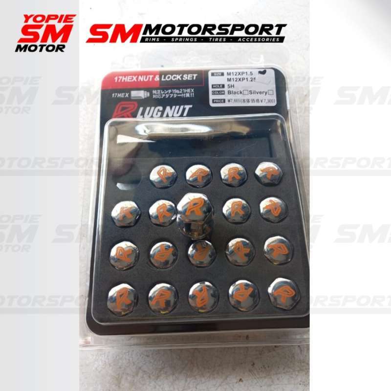 Promo Lugnut Mur Baut Roda Velg Mobil Racing Besi Not Rays Work Enkei ...