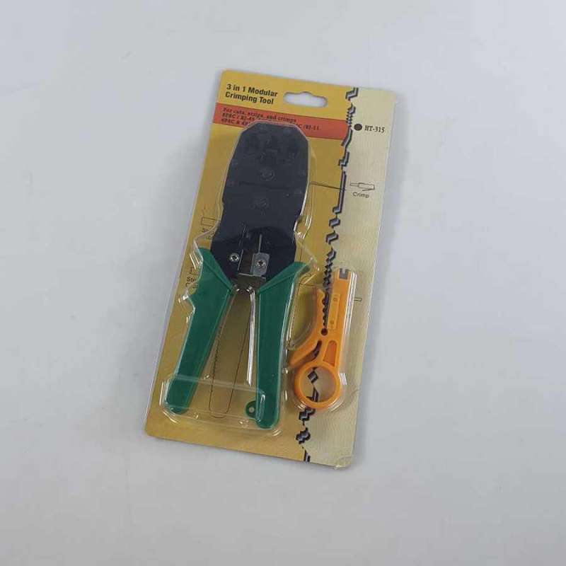 Jual Zhanyi Tang Crimper Kabel Lan Plier Network Cable Rj45 Rj-11 Ht ...