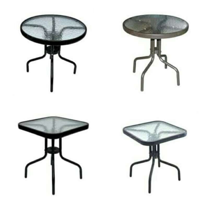 Jual Meja Teras Taman Besi Outdoor Dan Halaman Kotak Dan Bulat Di ...