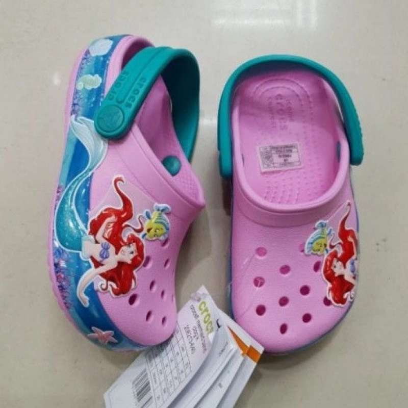 Jual Crocs Anak Fun Lab Mermaid / Sandal Anak Crocs Ariel / Crocs Anak ...