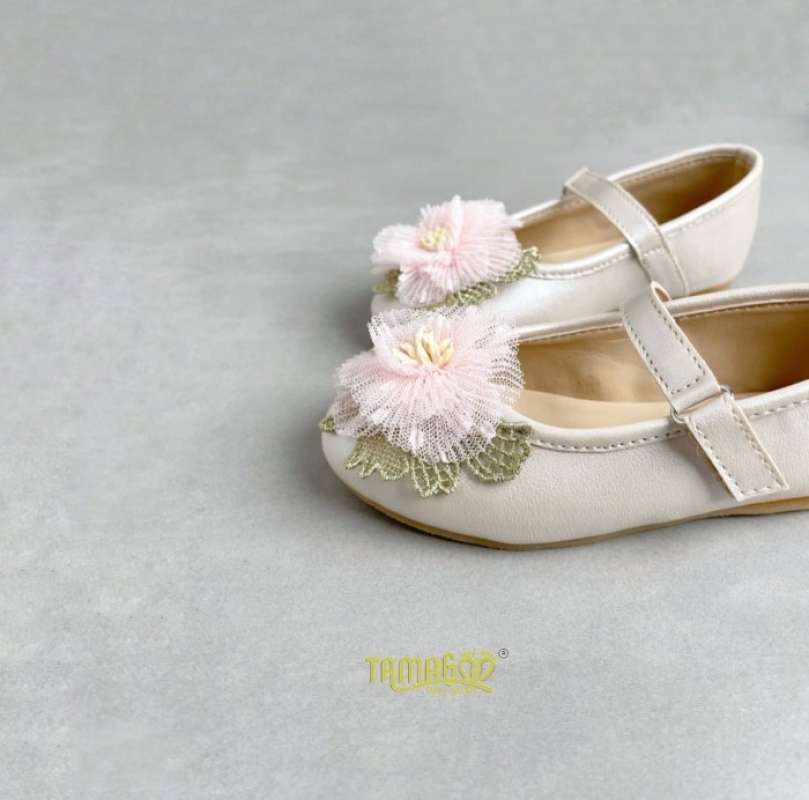 Jual Sepatu Flat Anak Pesta Tamagoo - Chloe Series - 23 Pearlwhite-pink Di Seller Rosaria ...