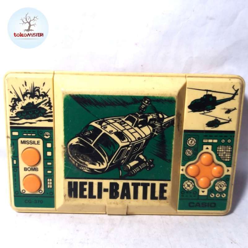 Jual Game Watch Gimbot Gamebot Casio Helicopter Heli Battle Wars 1987 ...