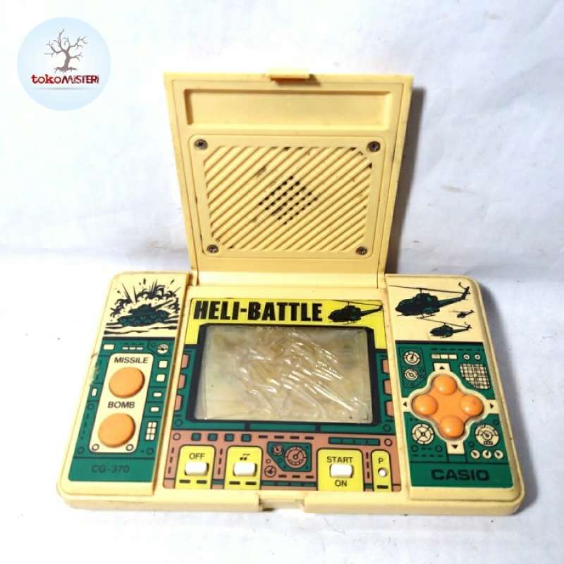 Jual Game Watch Gimbot Gamebot Casio Helicopter Heli Battle Wars 1987 ...